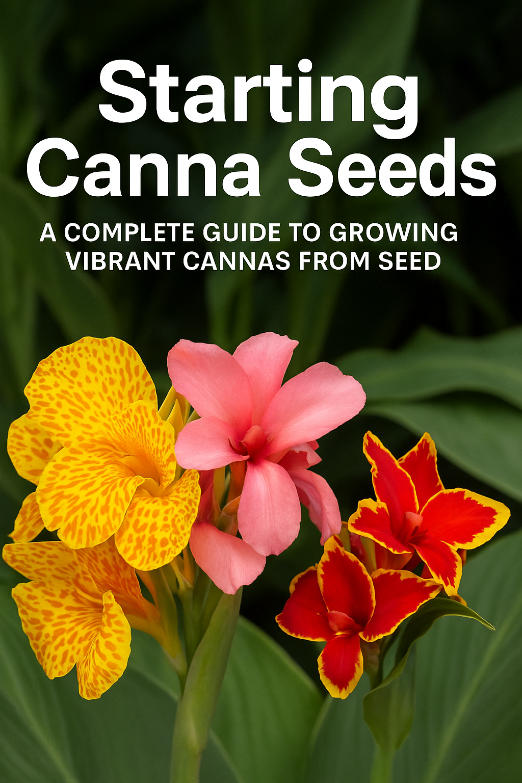 Starting Canna Seeds: Complete Guide to Growing Cannas from Seed ...