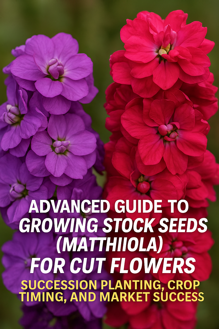 Advanced Guide to Growing Stock Seeds (Matthiola) for Cut Flowers | Su ...