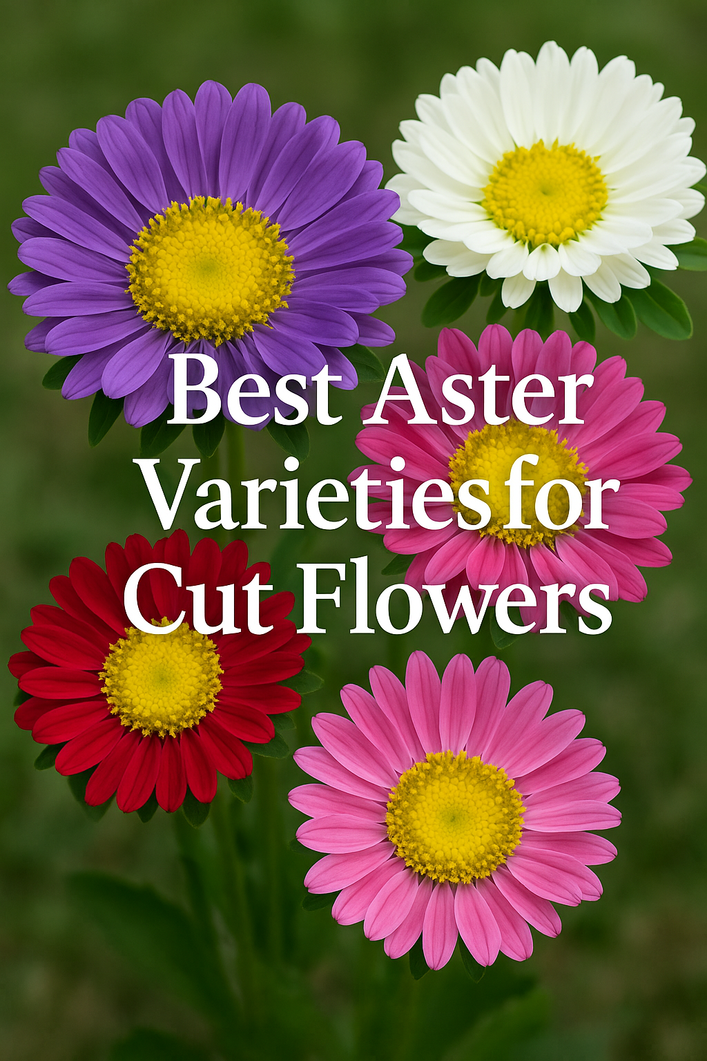 Best Aster Varieties for Cut Flowers | Bonita, Matsumoto, Nina ...