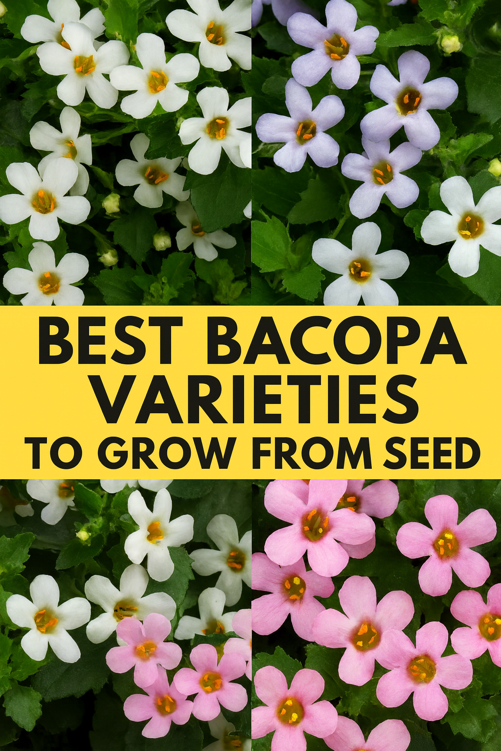 Best Bacopa Varieties to Grow from Seed | Snowtopia, Blutopia & More ...