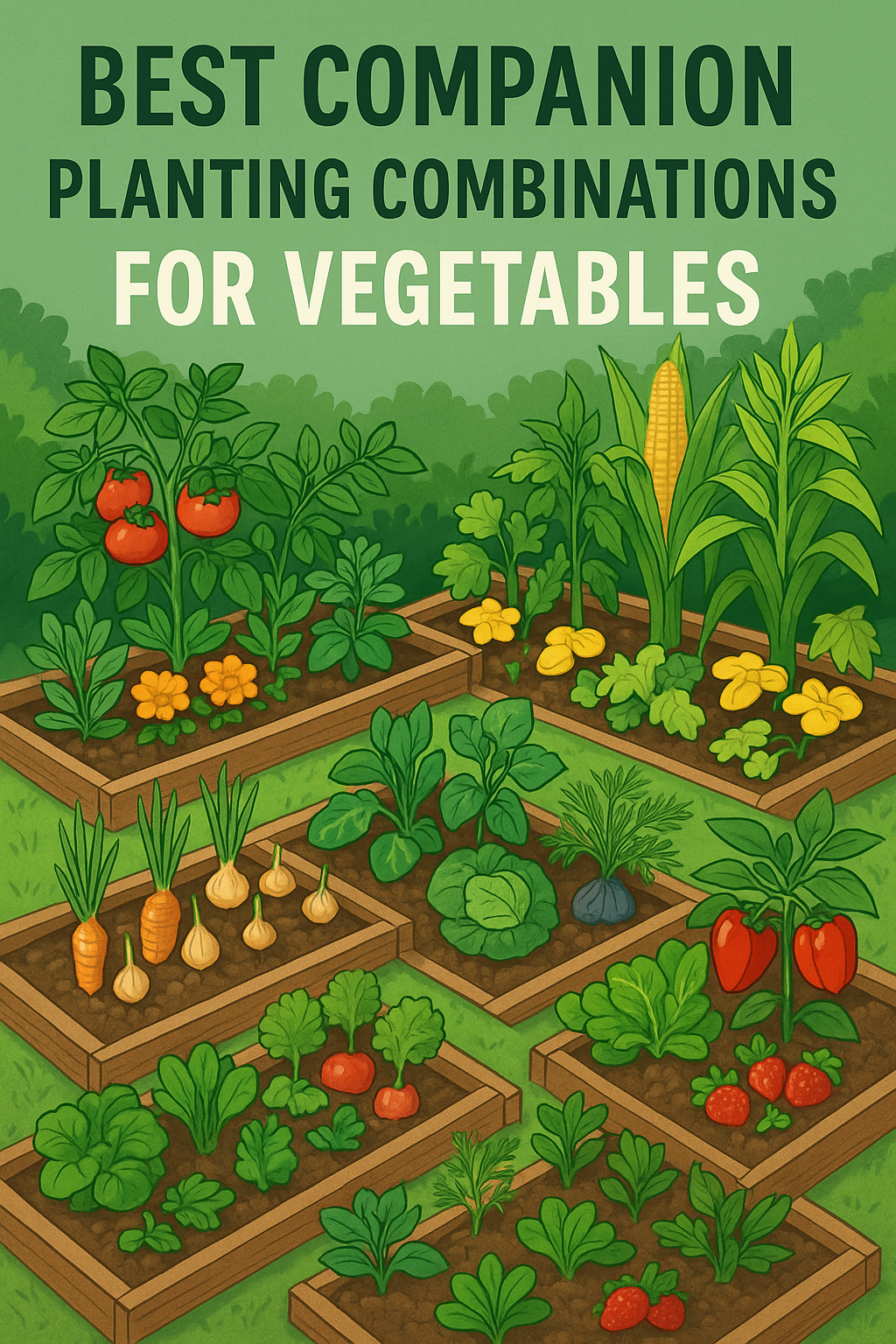 Best Companion Planting Combinations for Vegetables Companion Planting ...