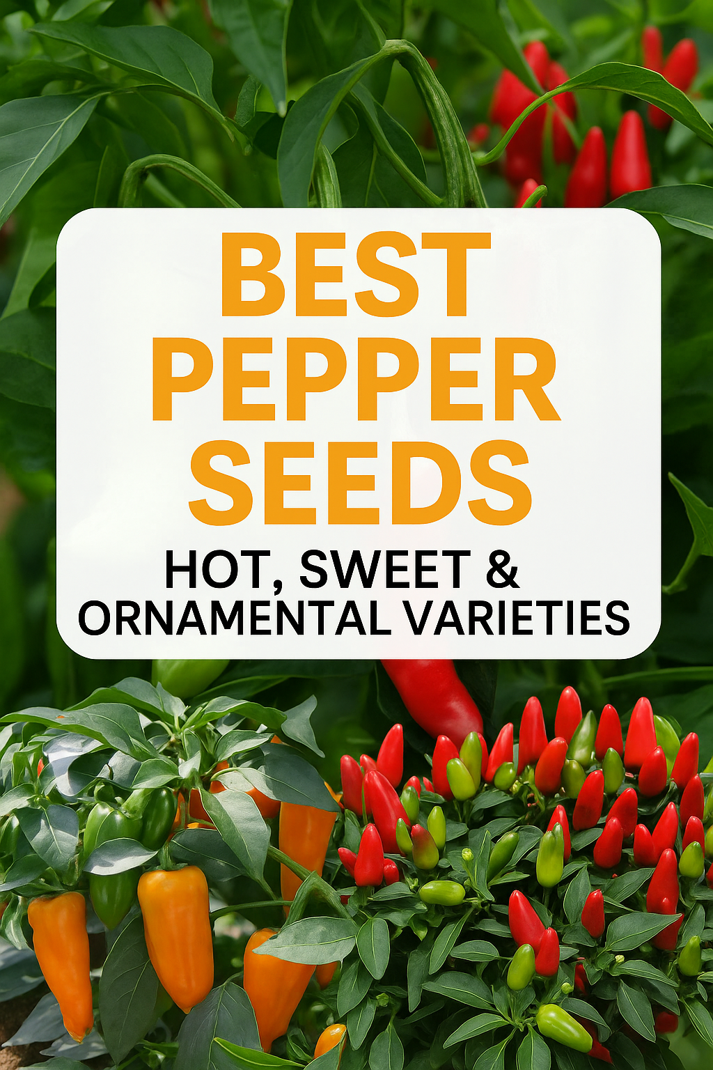 Best Pepper Seeds | Hot, Sweet & Ornamental Varieties for Home ...