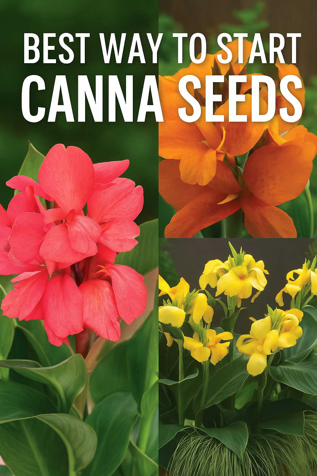 Best Way to Start Canna Seeds | Complete Indoor & Outdoor Growing Guide ...