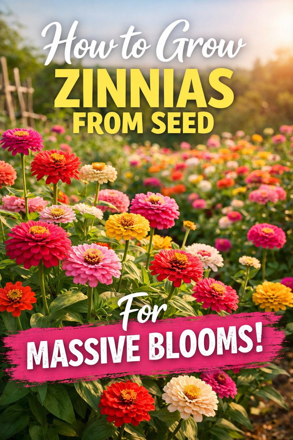 Best Zinnias for Flower Gardens | Grow from Seed Guide ...