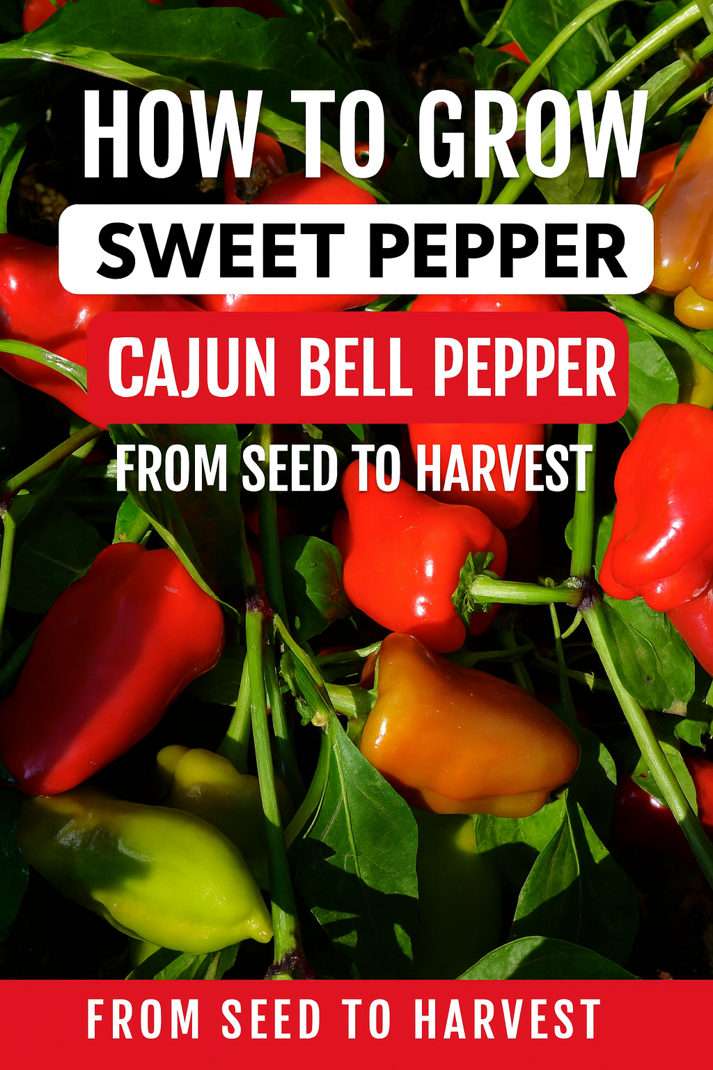 Cajun Belle Pepper Mini Bell Pepper Seeds | How to Grow & Harvest ...