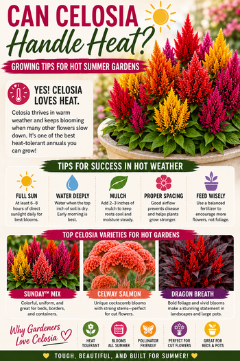 Can Celosia Handle Heat? Growing Tips for Hot Summer Gardens ...