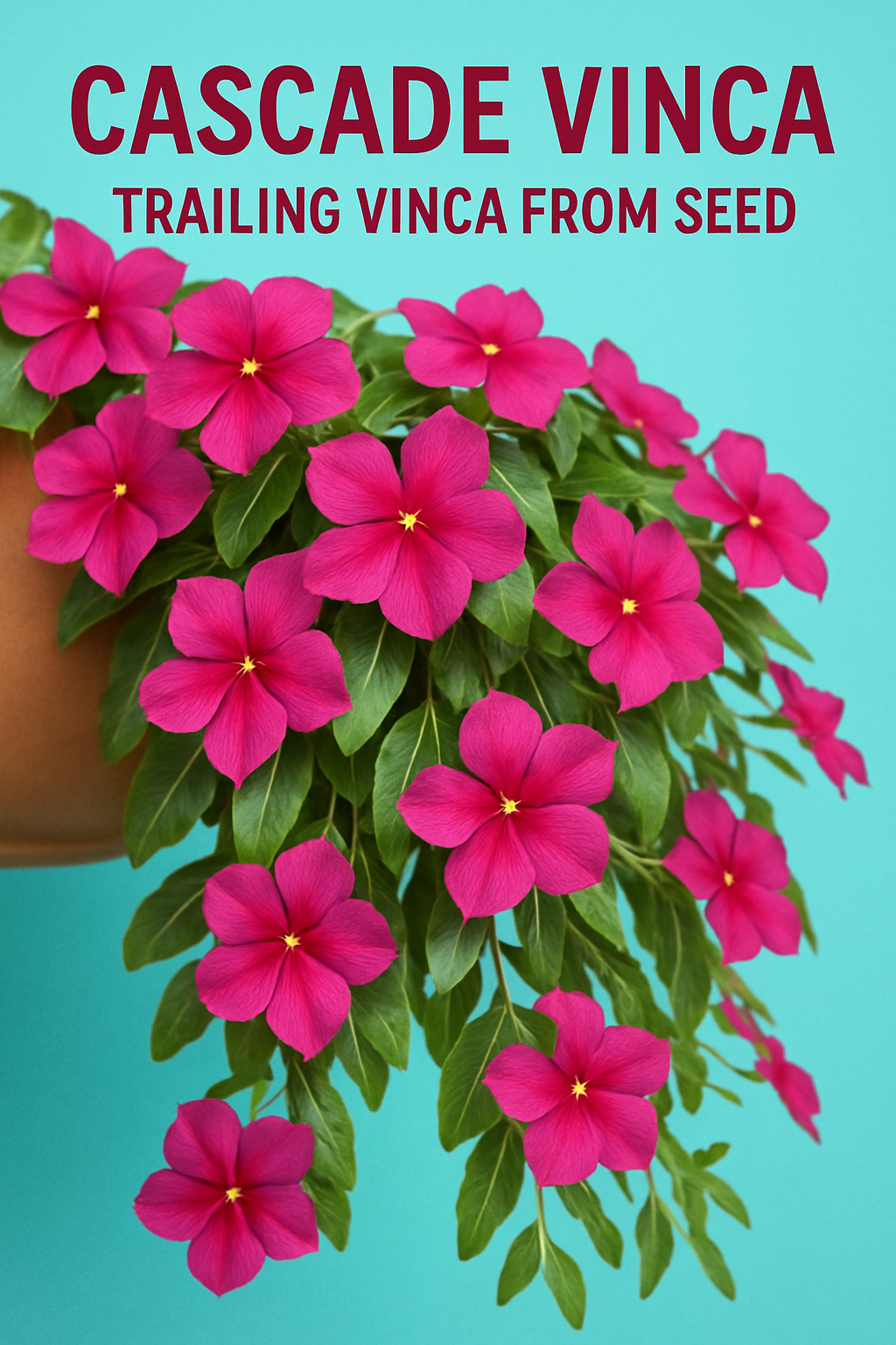 Cascade Vinca (Cora® Cascade) | Trailing Vinca From Seed ...
