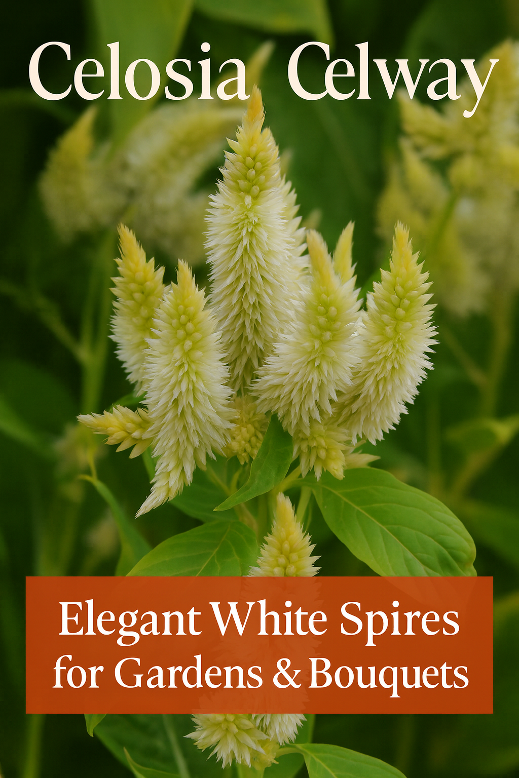 Celosia Celway White Seeds – Elegant White Spires for Gardens & Cut ...