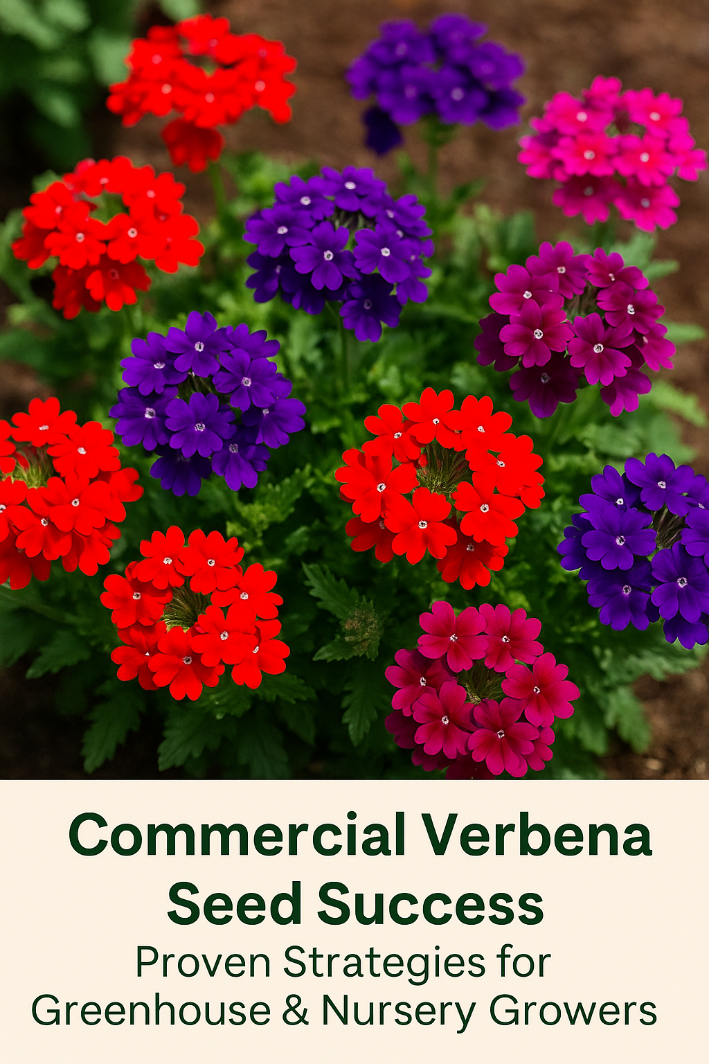 Commercial Verbena Seeds | Proven Greenhouse Growing Strategies ...