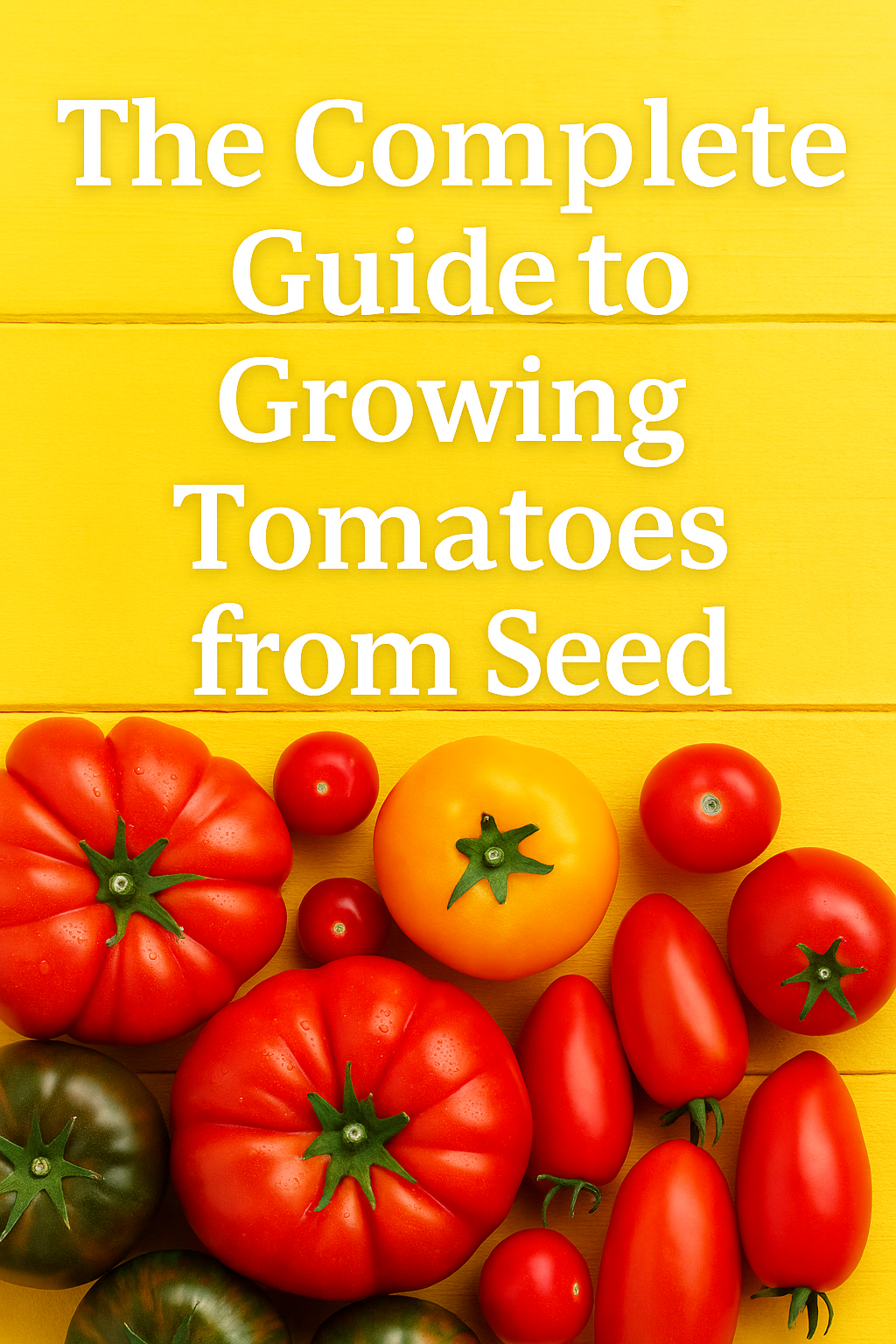 The Complete Guide to Growing Tomatoes from Seed | Best Varieties ...