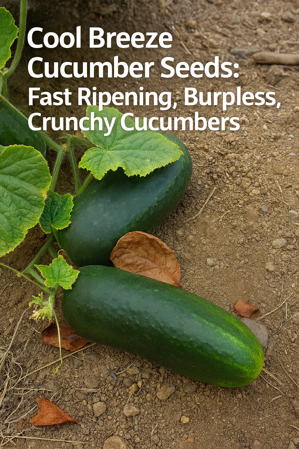 Cool Breeze Cucumber Seeds – Grow Crisp, Burpless Cucumbers From Seed ...