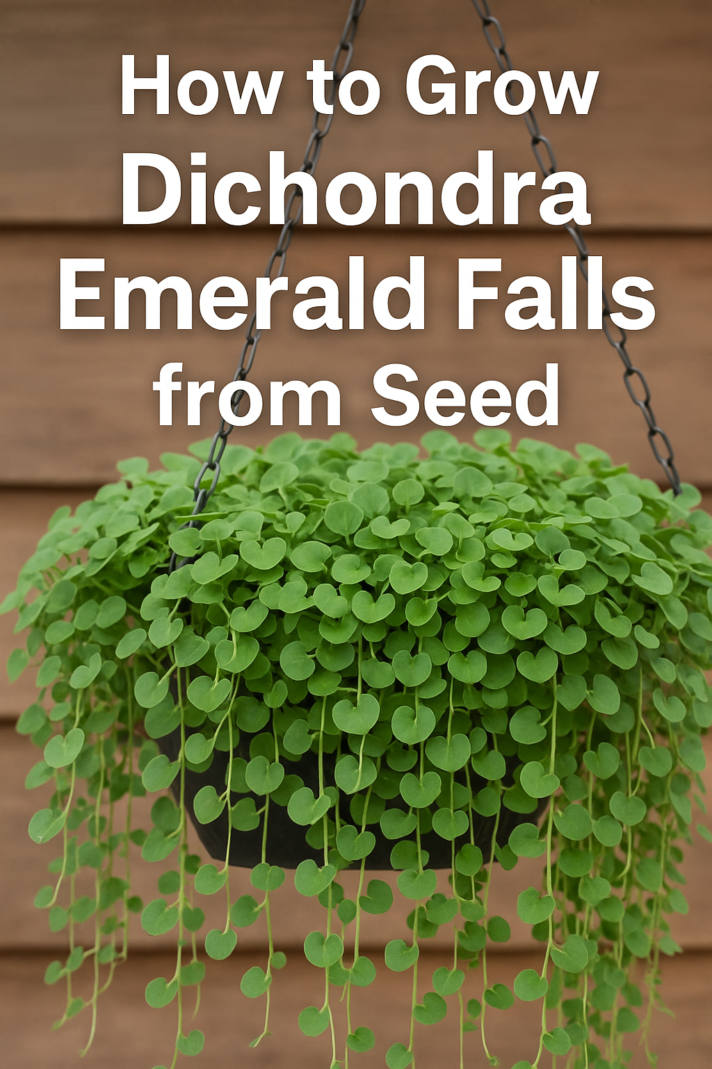 Grow Dichondra Emerald Falls from Seed | Lush Cascading Foliage ...