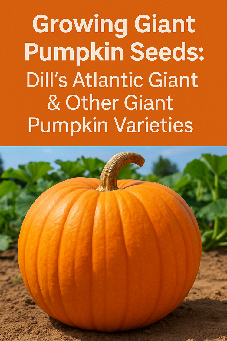 Giant Pumpkin Seeds | Dill’s Atlantic Giant, Big Max & Howden Biggie ...