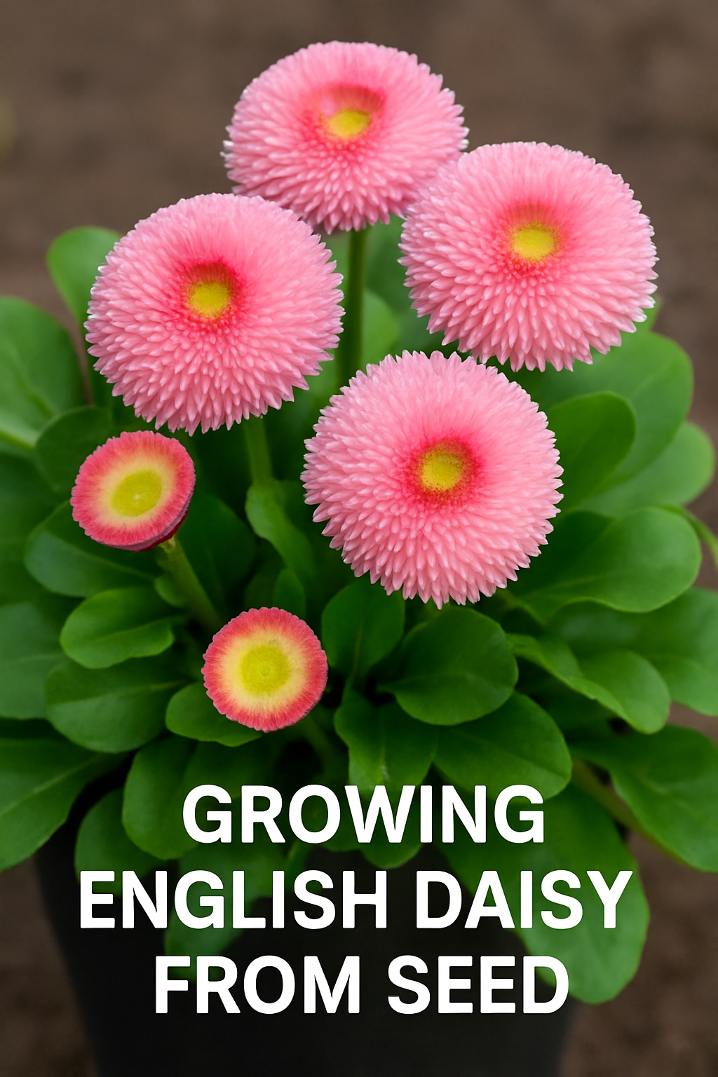 Growing English Daisy from Seed | Bellis Seeds Care & Planting Guide ...