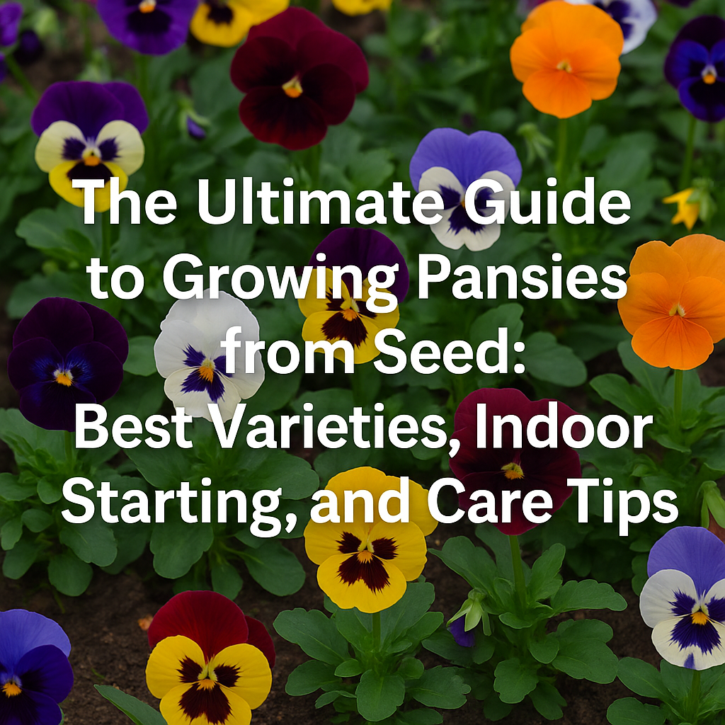 Pansy Seeds – How to Grow, Start Indoors, and Choose the Best Varieties ...