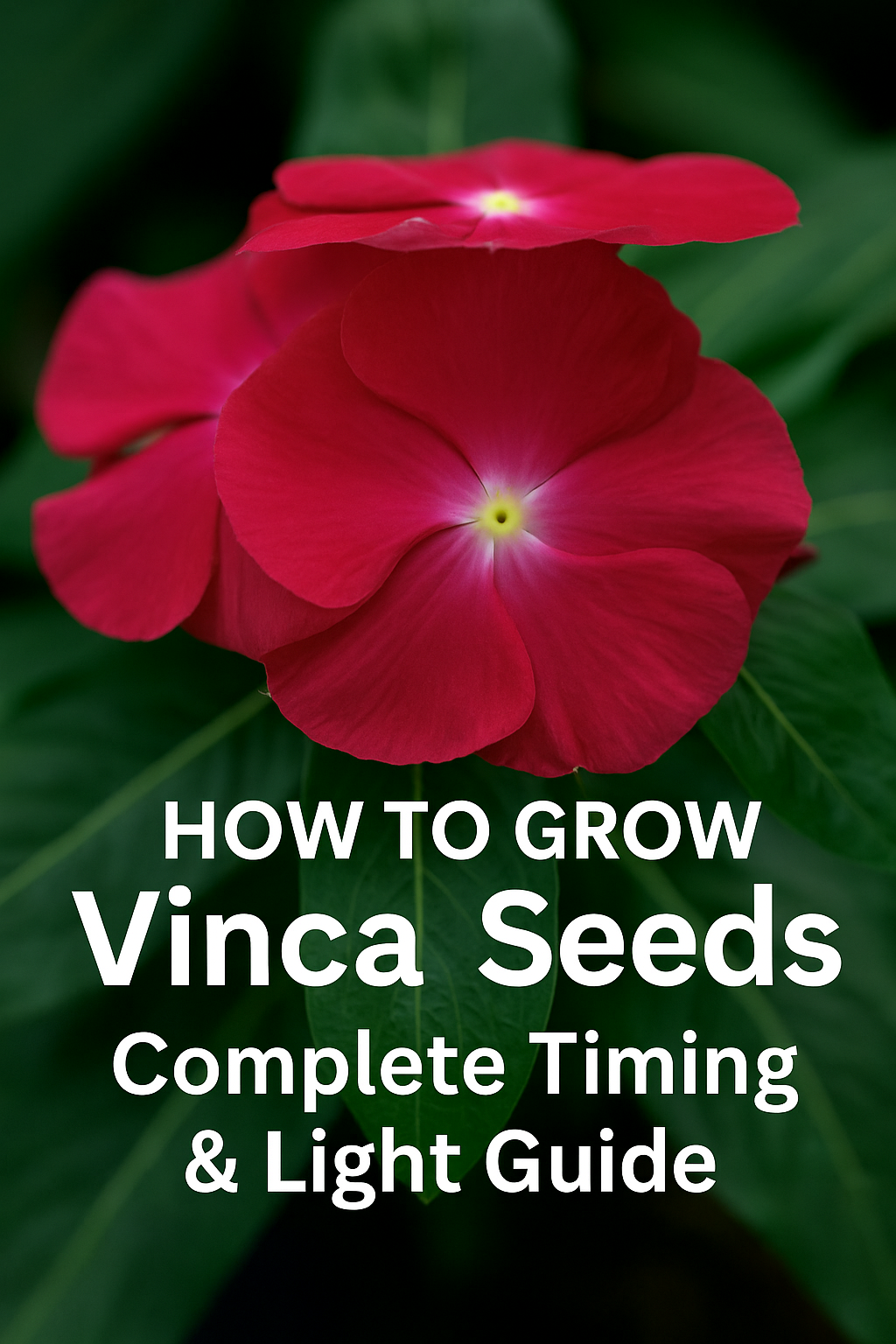 How to Grow Vinca (Periwinkle) Seeds | Timing & Care Tips ...