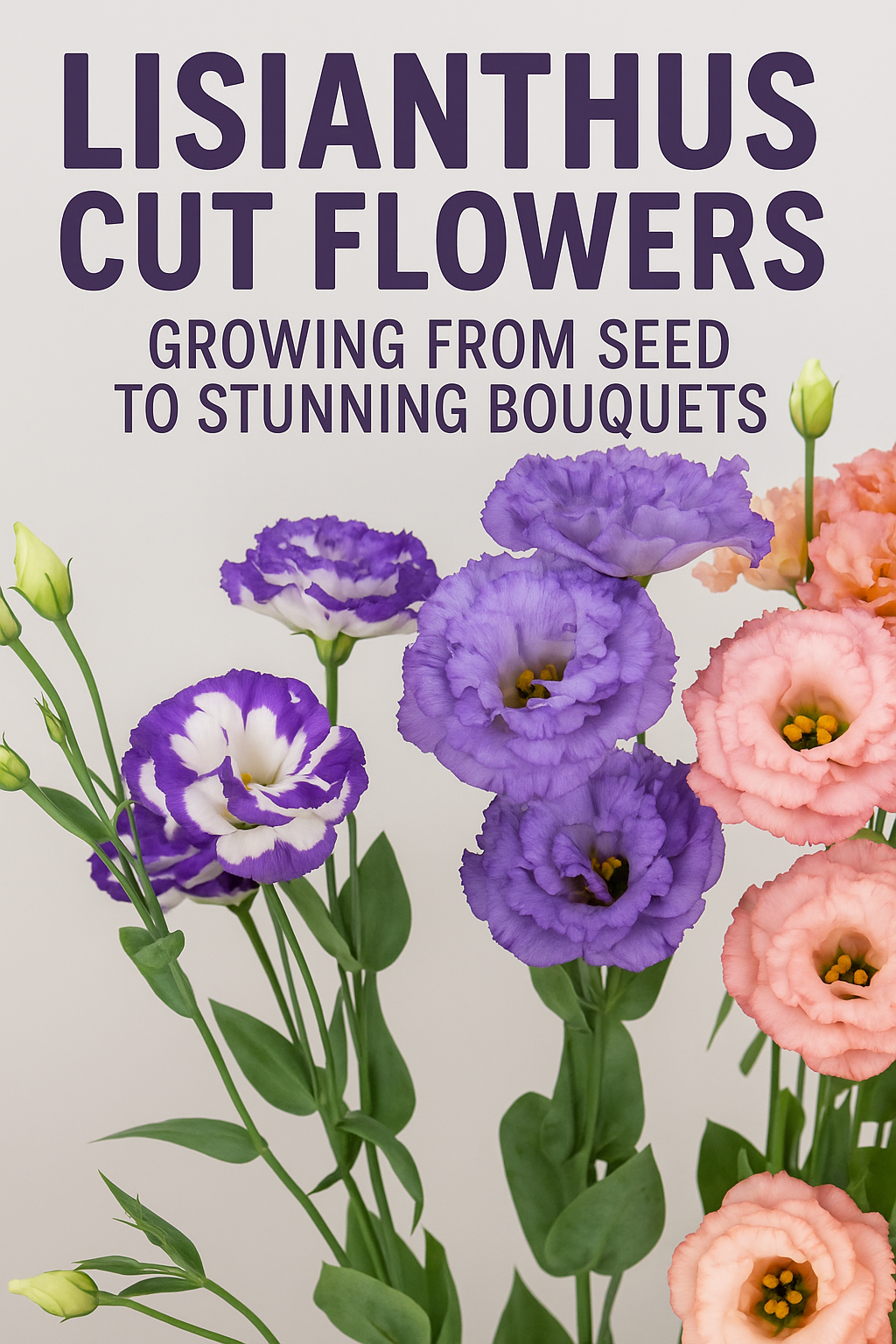 Lisianthus Cut Flowers | How to Grow from Seed to Profitable Bouquets ...