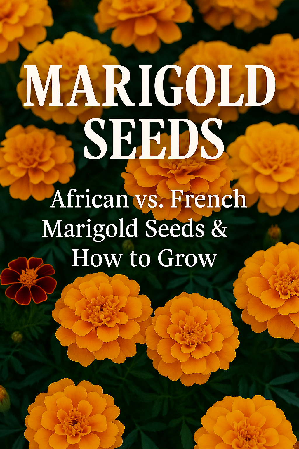 Marigold Seeds – African vs French Marigold Seeds & How to Grow ...
