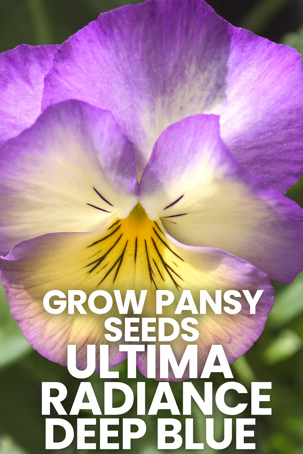 Pansy Seeds Ultima Radiance Deep Blue | Buy Online – Trailing Petunia ...