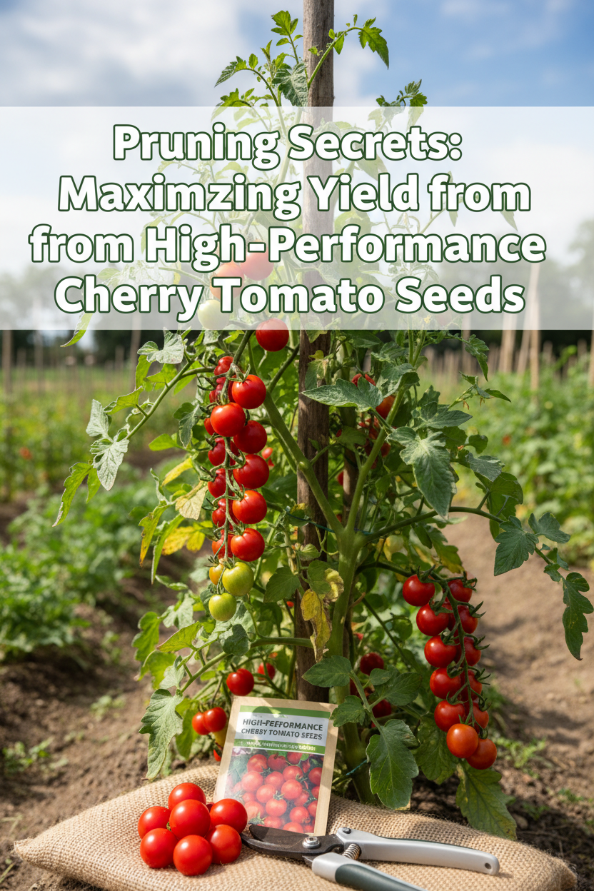 Pruning Secrets: Maximizing Yield from High-Performance Cherry Tomato ...