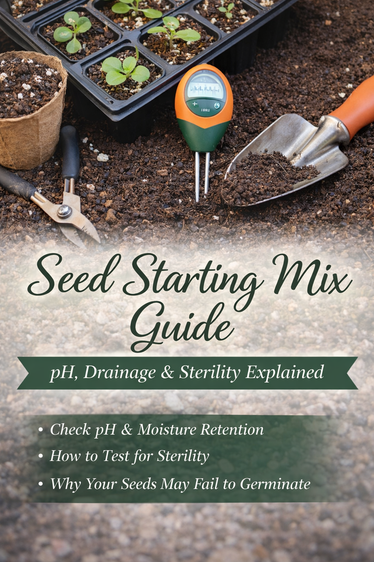 Seed Starting Mix Guide: pH, Drainage & Sterility Explained ...