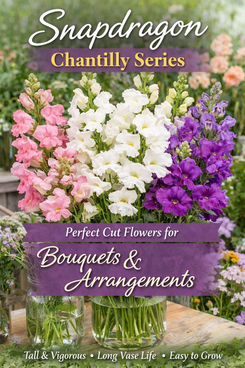 Snapdragon Chantilly Series | Best Cut Flower Snapdragons to Grow ...