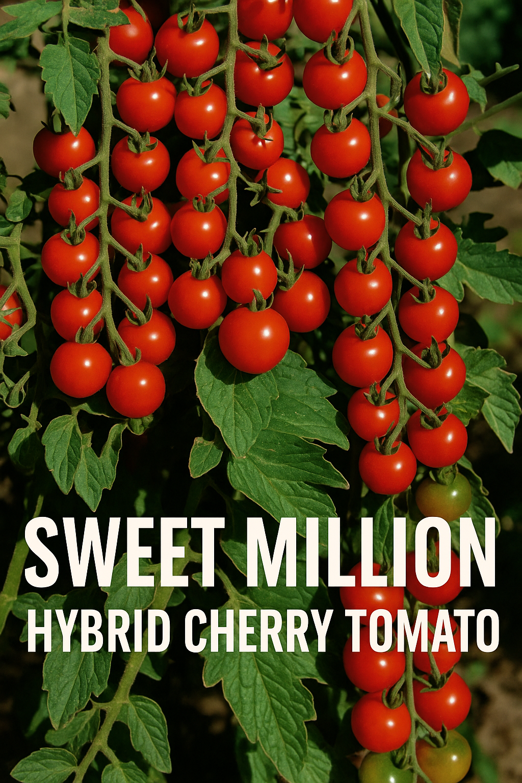 Sweet Million Hybrid Cherry Tomato Seeds | High-Yield, Sweet Flavor ...