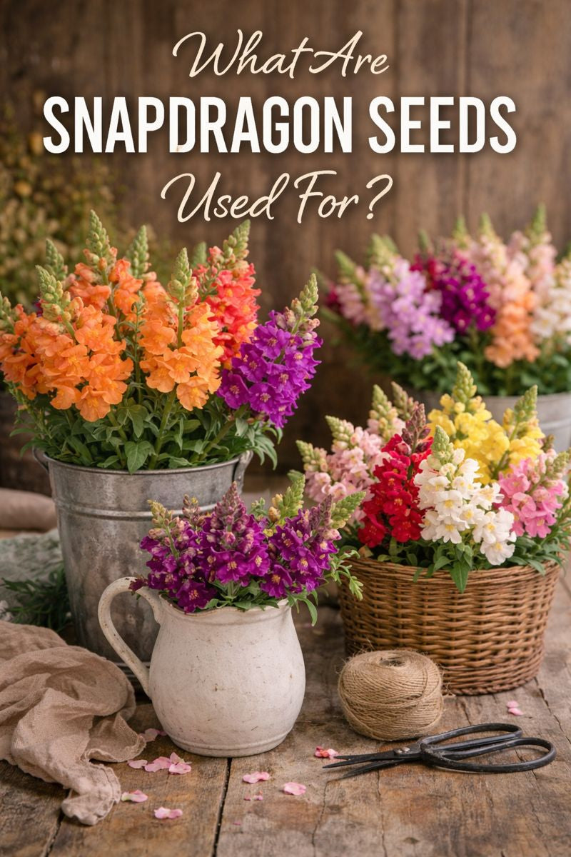 What Are Snapdragon Seeds Used For? Cut Flowers & Fillers ...