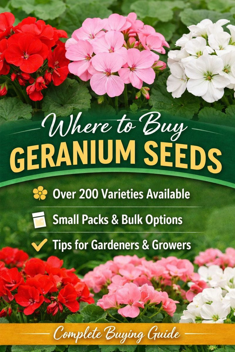 Where to Buy Geranium Seeds | Over 200 Geranium & Flower Seed Varieties ...