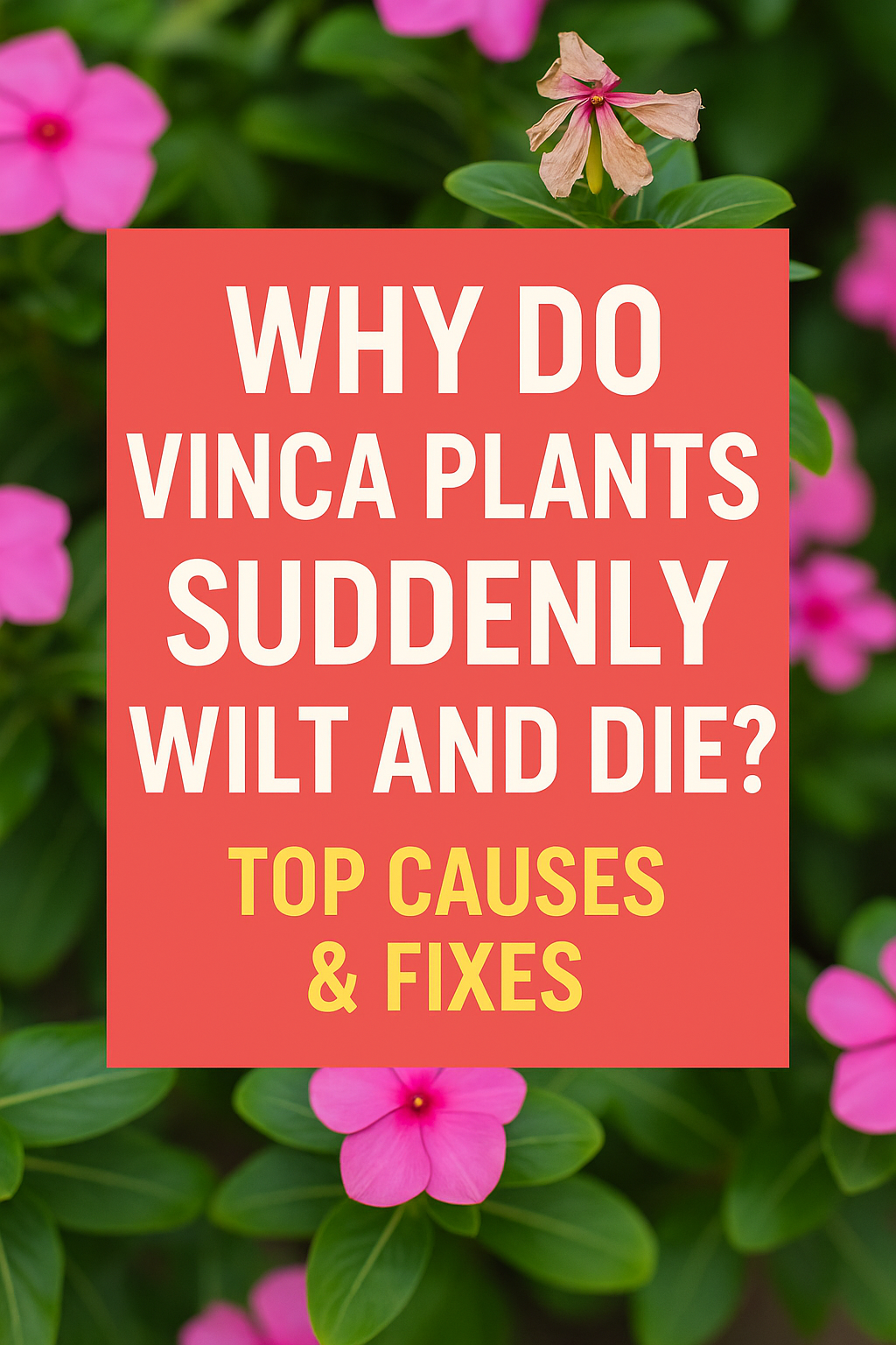 Why Do Vinca Plants Wilt and Die? | Vinca Seeds Troubleshooting ...