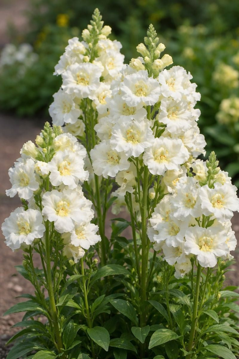 Snapdragon Seeds Twinny White – 50 F1 Hybrid Flower Seeds ...